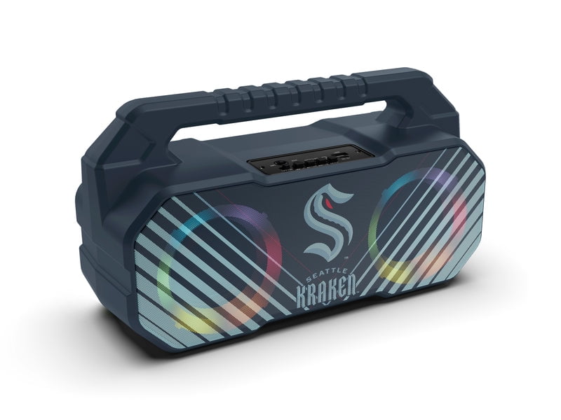 SOAR NHL Wireless BoomBox Speaker with FM Radio - Seattle Kraken ...