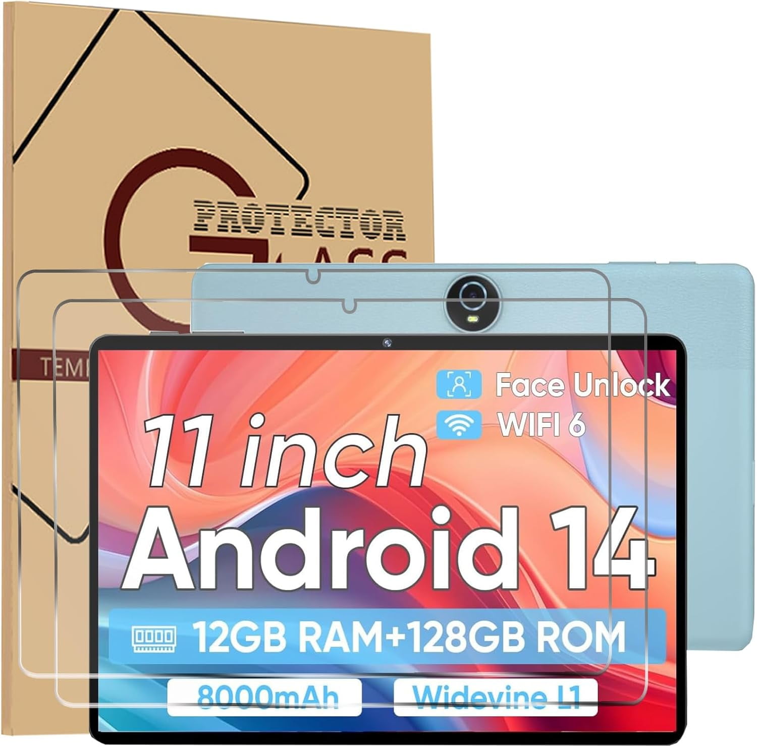 SOATUTO 2-Pack Screen Protector Compatible with TUOHAITIME K10/ C5 11 ...