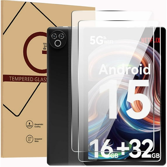 SOATUTO 2-Pack Screen Protector for Evermyth Android 15 Tablet 10 inch ...