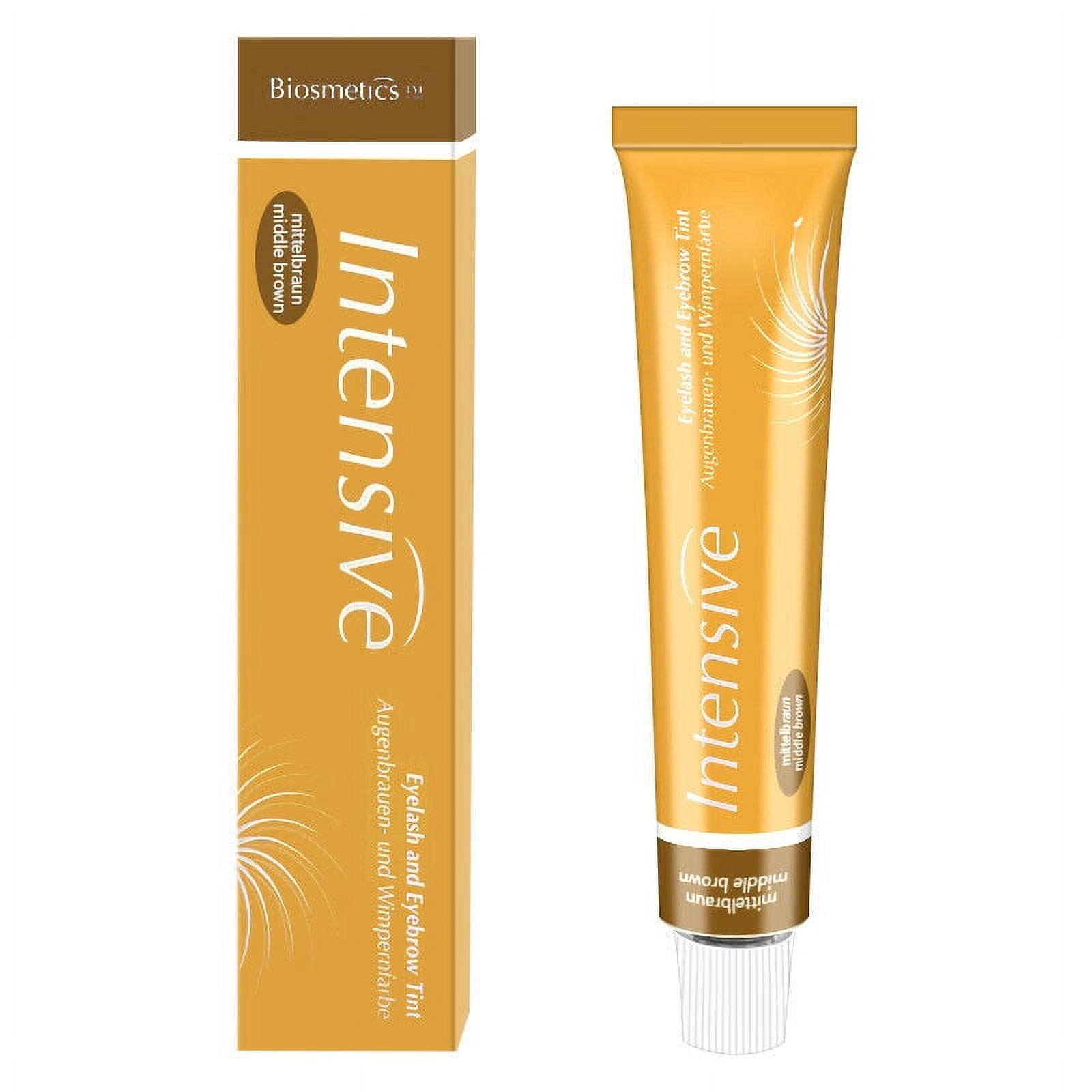 Soatuto Biosmetics Eyelash & Eyebrow Tint Dye Tube XXL 20ml, Middle ...