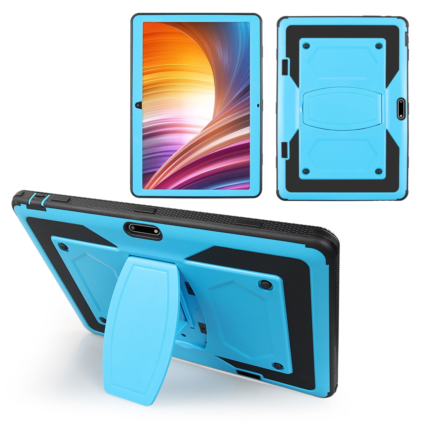 SOATUTO Case for Dragon Touch Max 10 Plus , Hybrid Case Built Stand for ...