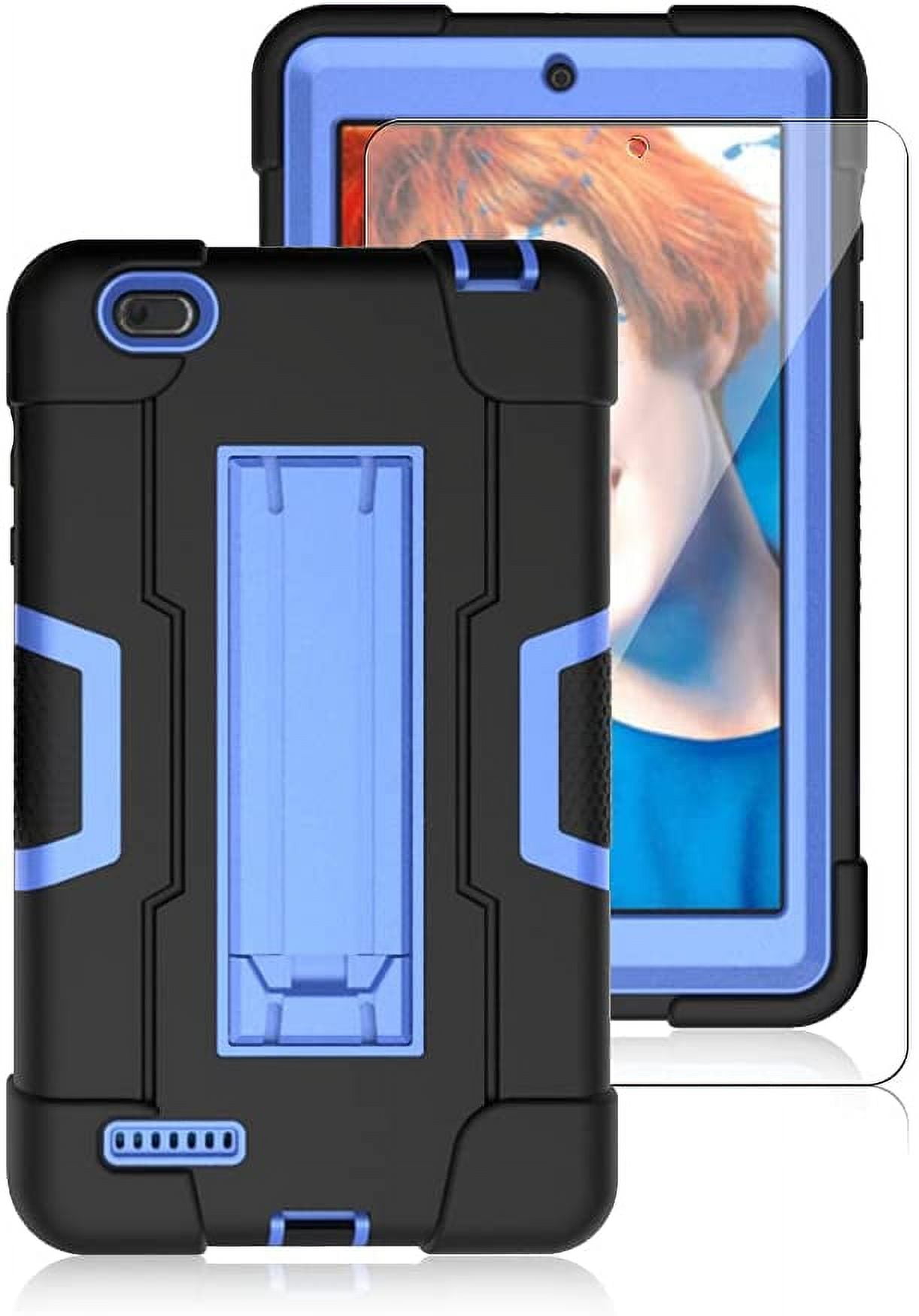 SOATUTO Case for Walmart Onn 7 Inch 1st / 2nd Gen Tablet With Tempered Glass Screen Protector ...