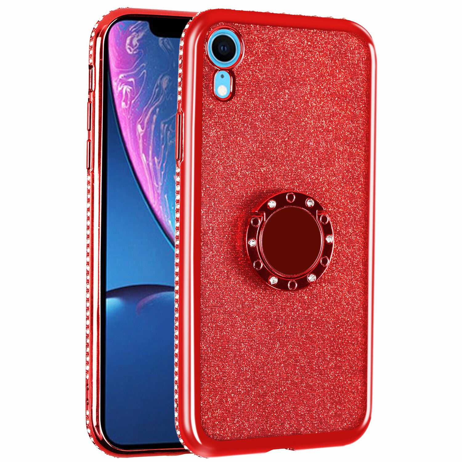 Soatuto Compatible With Iphone Xxs Casecute Girly Glitter Diamond