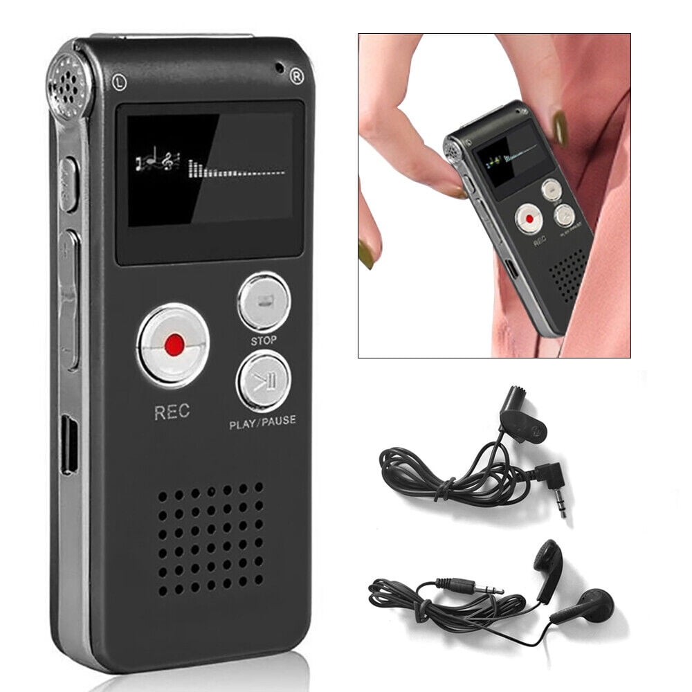 SOATUTO Digital Voice Recorder Dictaphone Audio Sound Recorder Mini ...