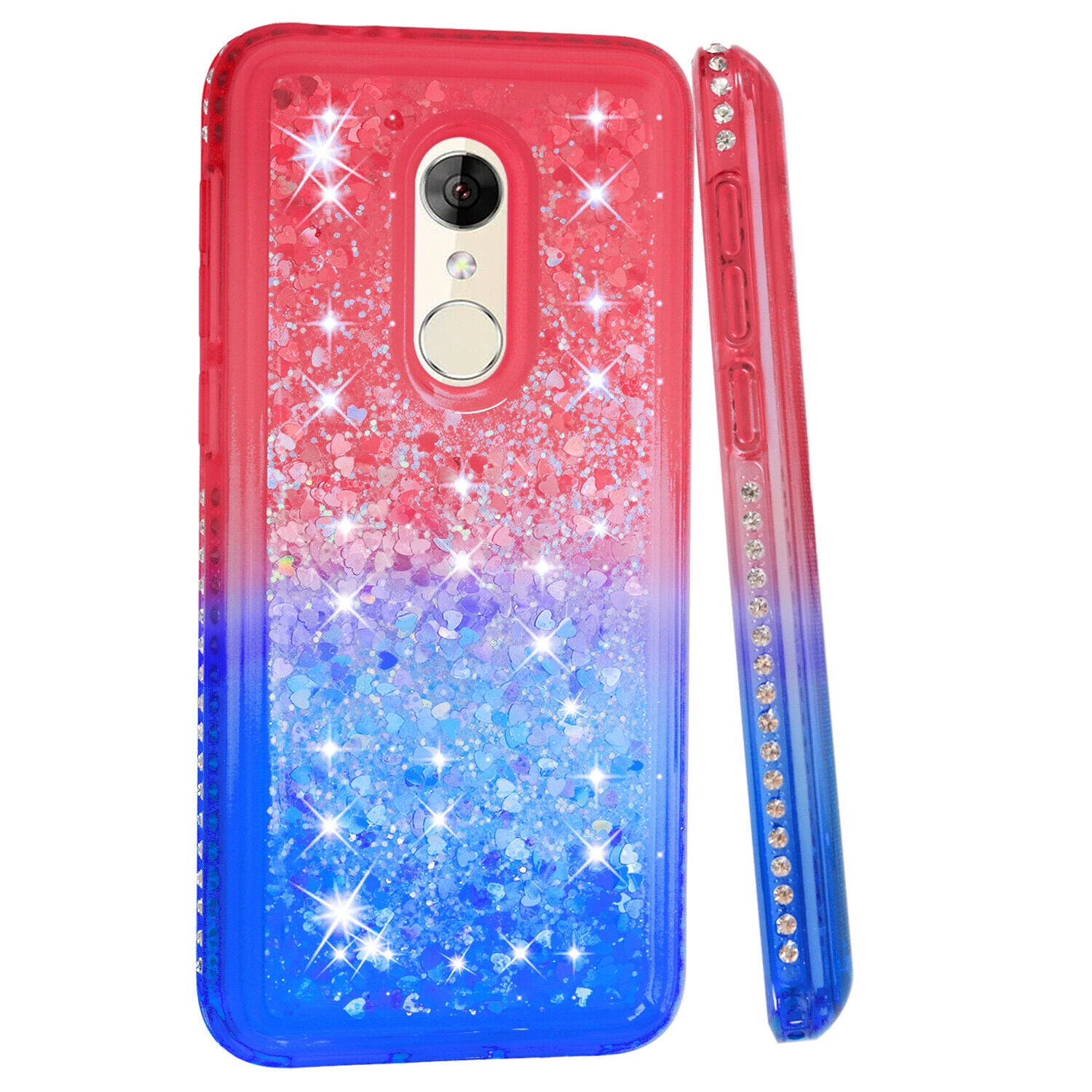 SOATUTO For Alcatel 3 Case Bling Liquid Floating Luxury Glitter Soft ...
