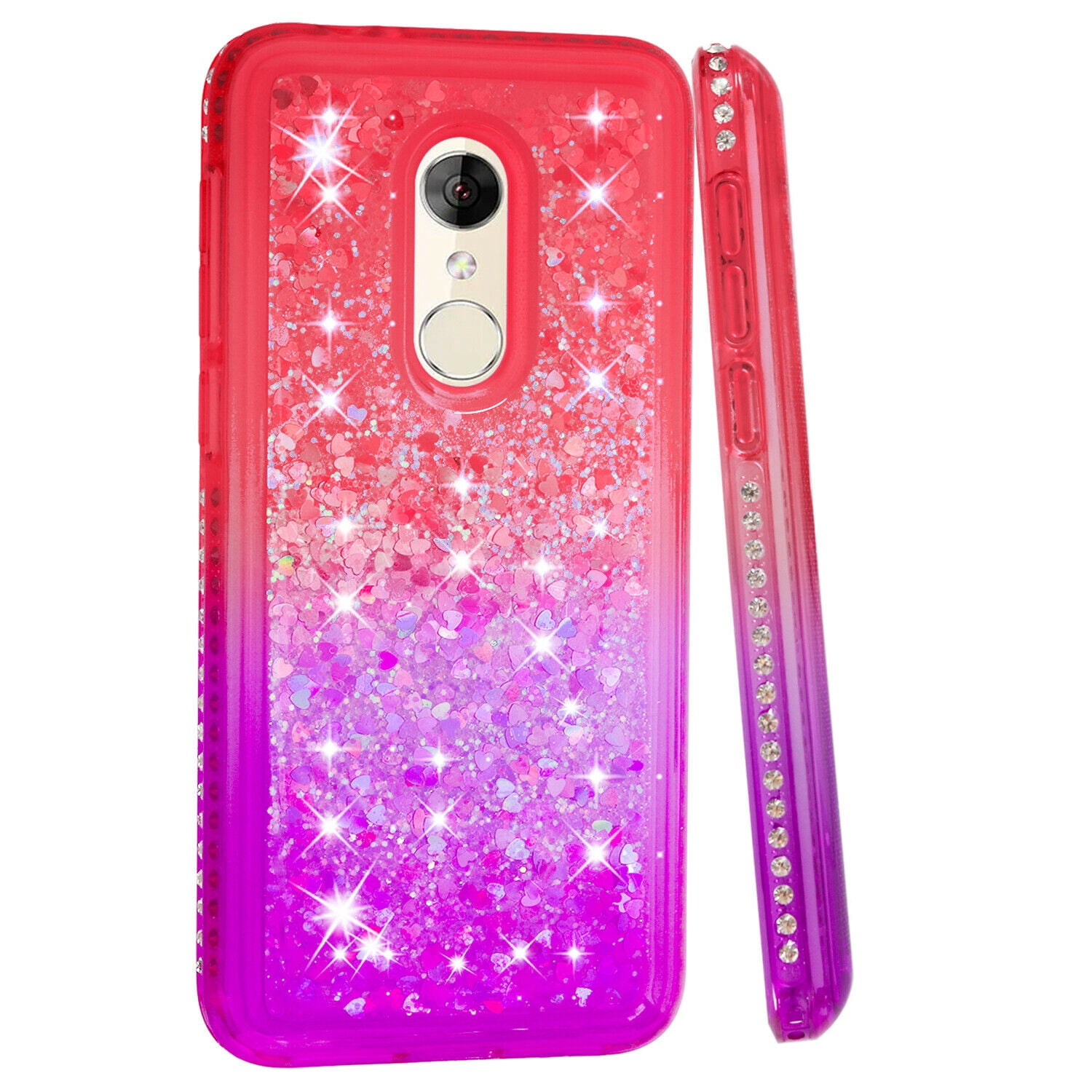 SOATUTO For Alcatel 3 Case Bling Liquid Floating Luxury Glitter Soft ...