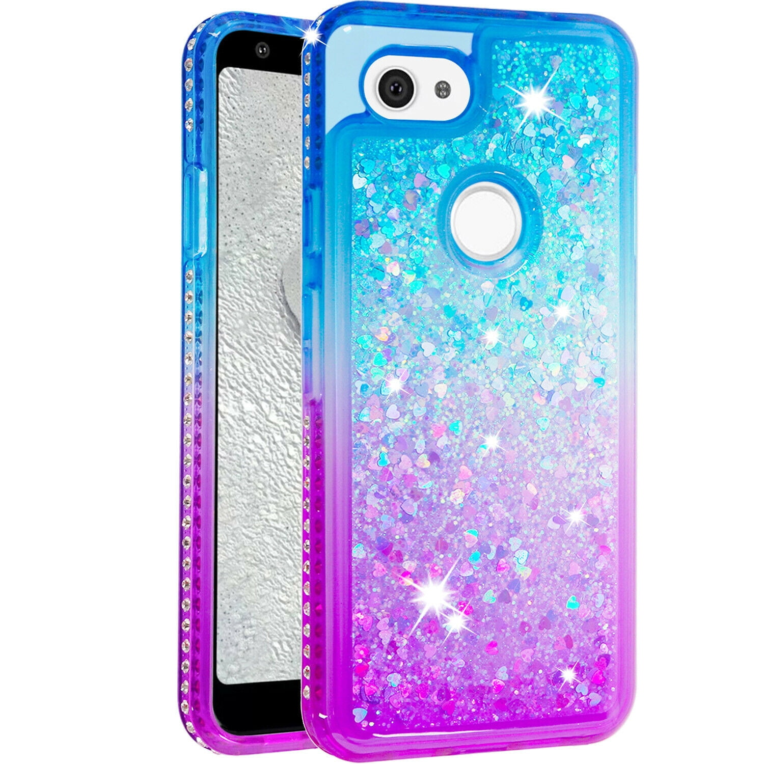 SOATUTO For Google Pixel 3A / 3 Lite Phone Case Glitter Case Sparkle ...