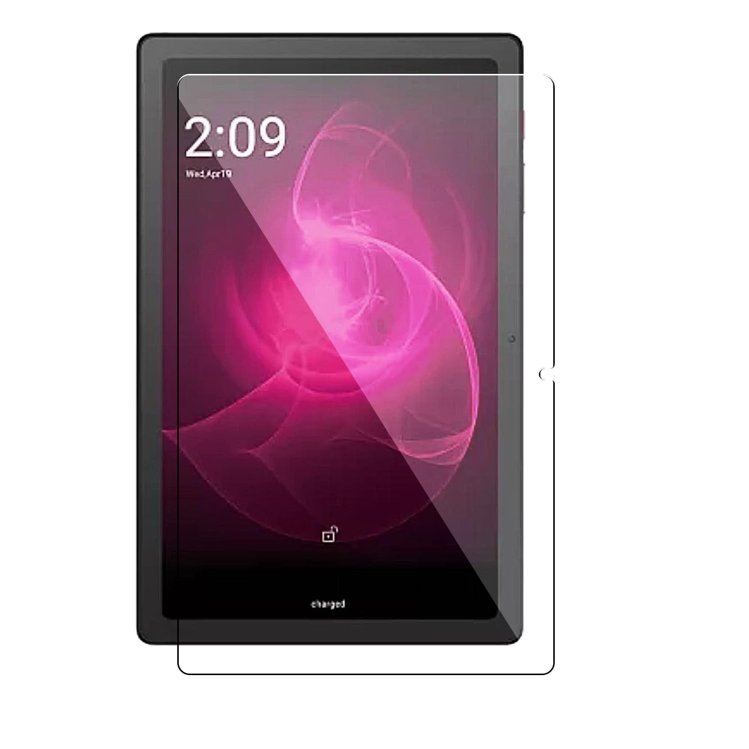 SOATUTO For T-Mobile Revvl Tablet 5G Screen Protector Tempered Glass Film 9H Hardness Scratch ...