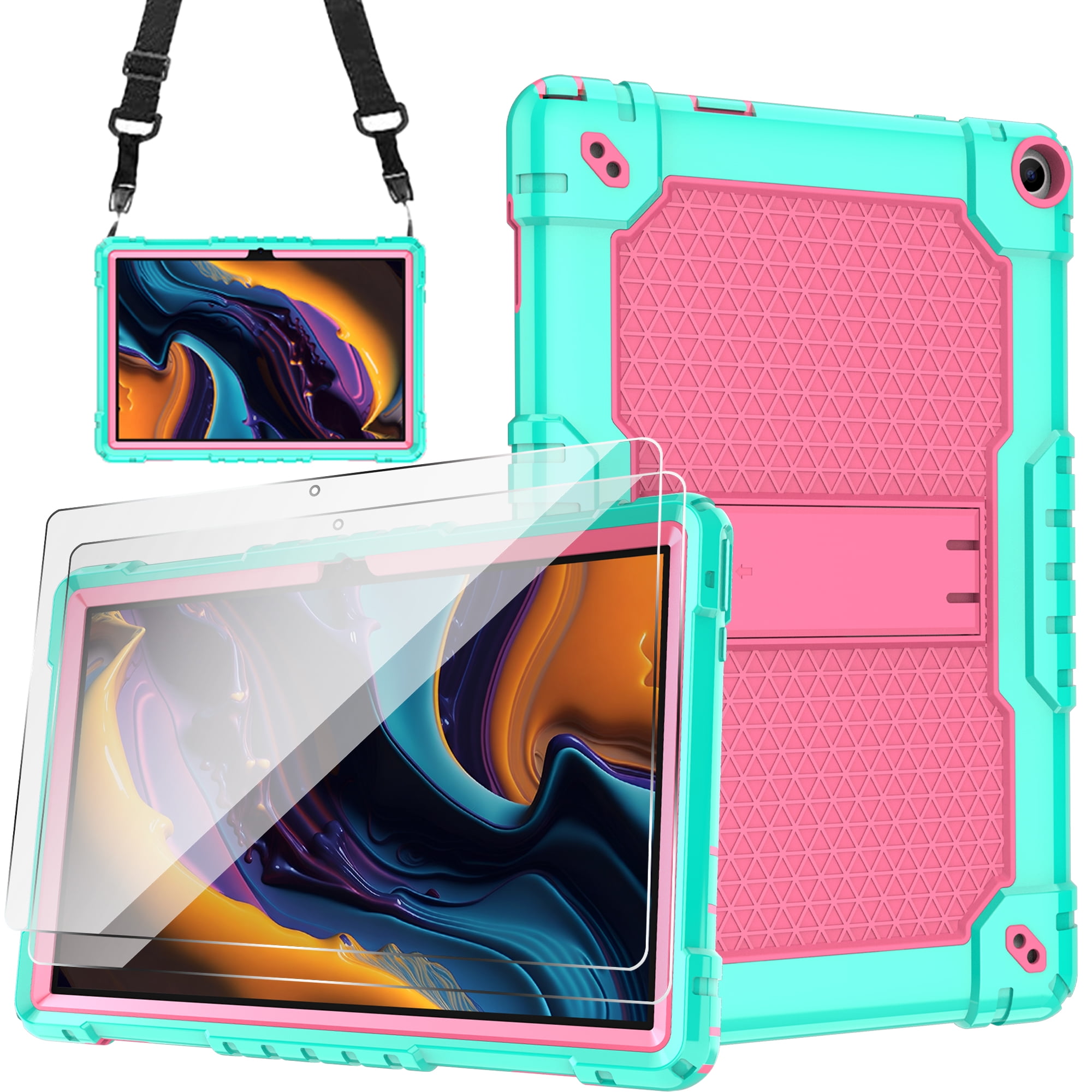 SOATUTO For Walmart Onn 10.1 2022 Tab Case Shockproof Armor Cover For Wlamrt Onn 10.1 Gen 3 ...