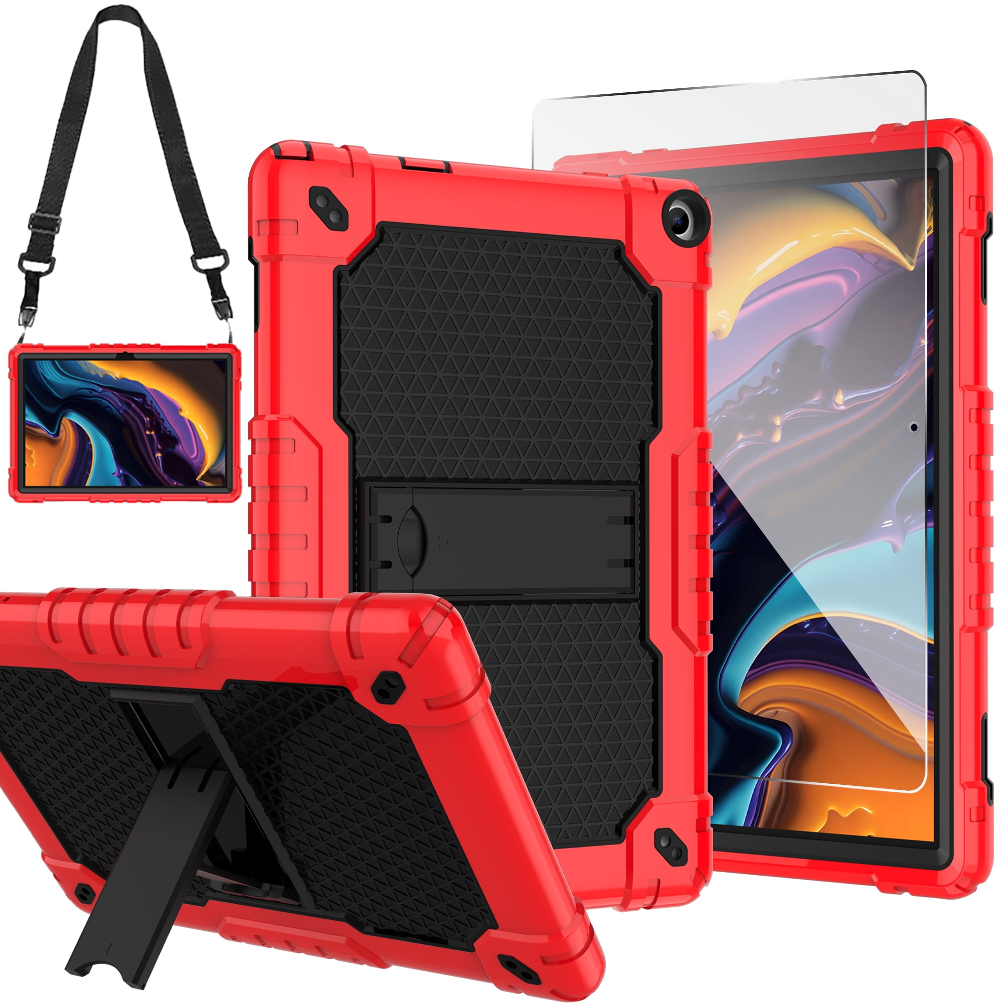 SOATUTO Onn 10.1 Gen 3 Tab Case, Screen Protector, DropProof ...