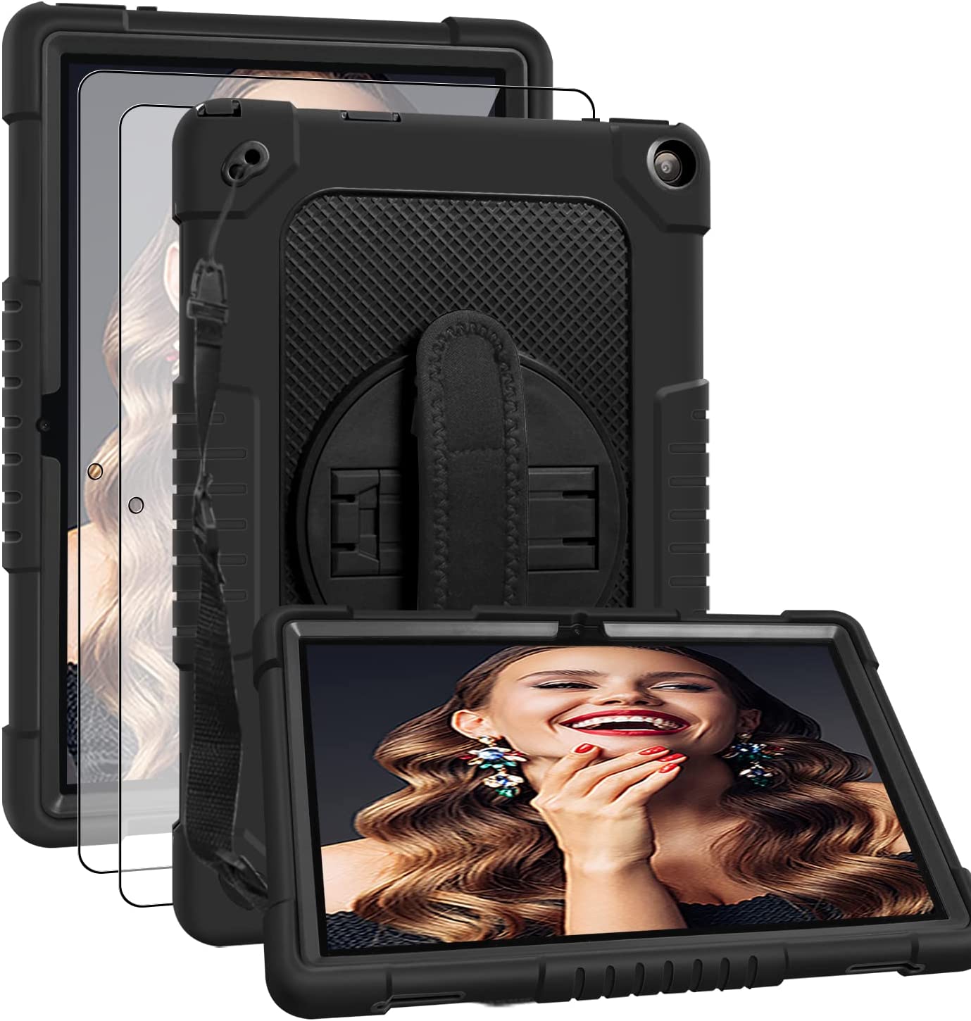 SOATUTO For Walmart Onn 10.1 Gen 3 Tablet Case With Screen Protector ...