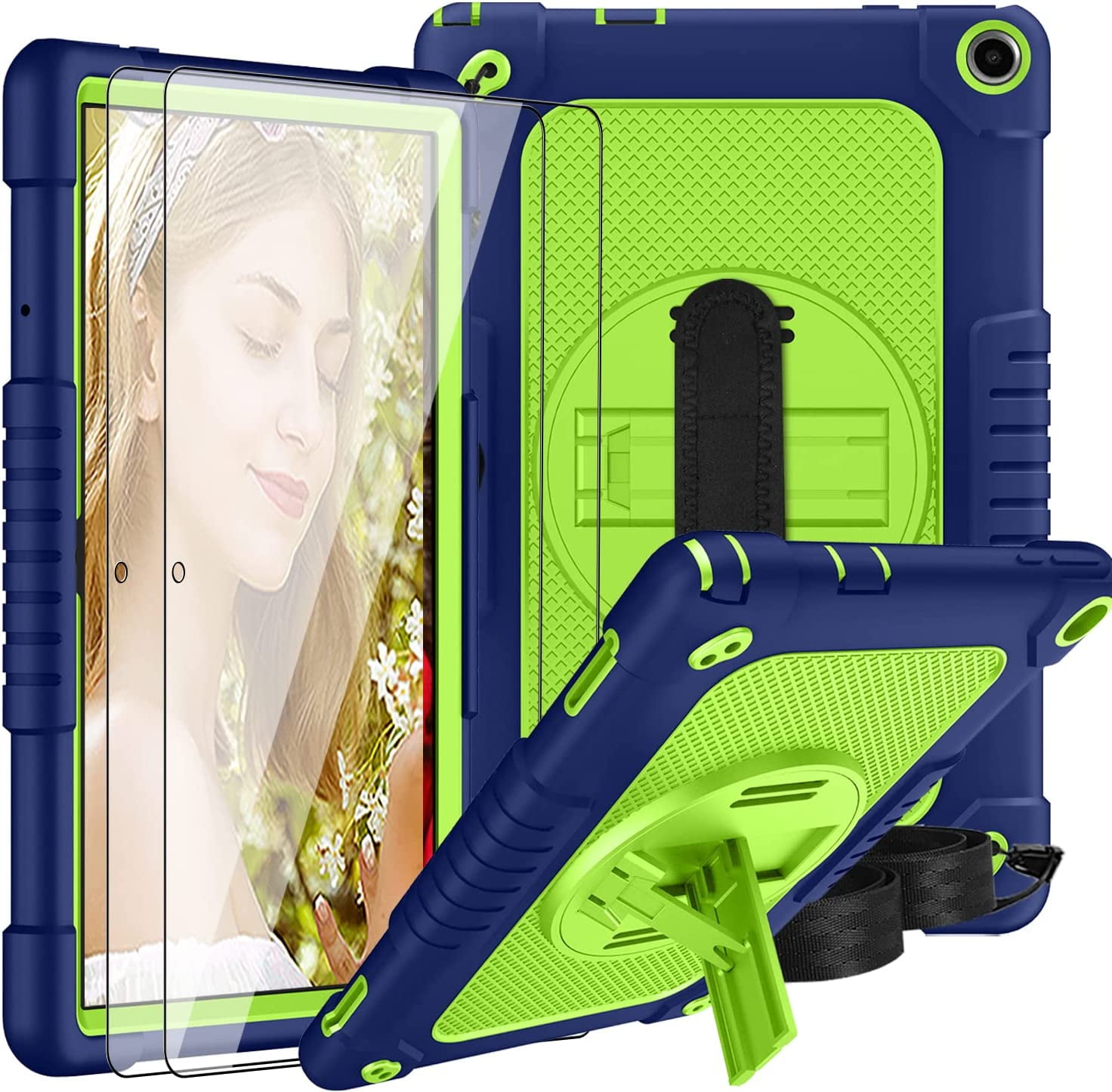 SOATUTO Kids Friendly Rugged Case For Walmart Onn 10.1 Gen 3 Tablet Case Built in Handle ...