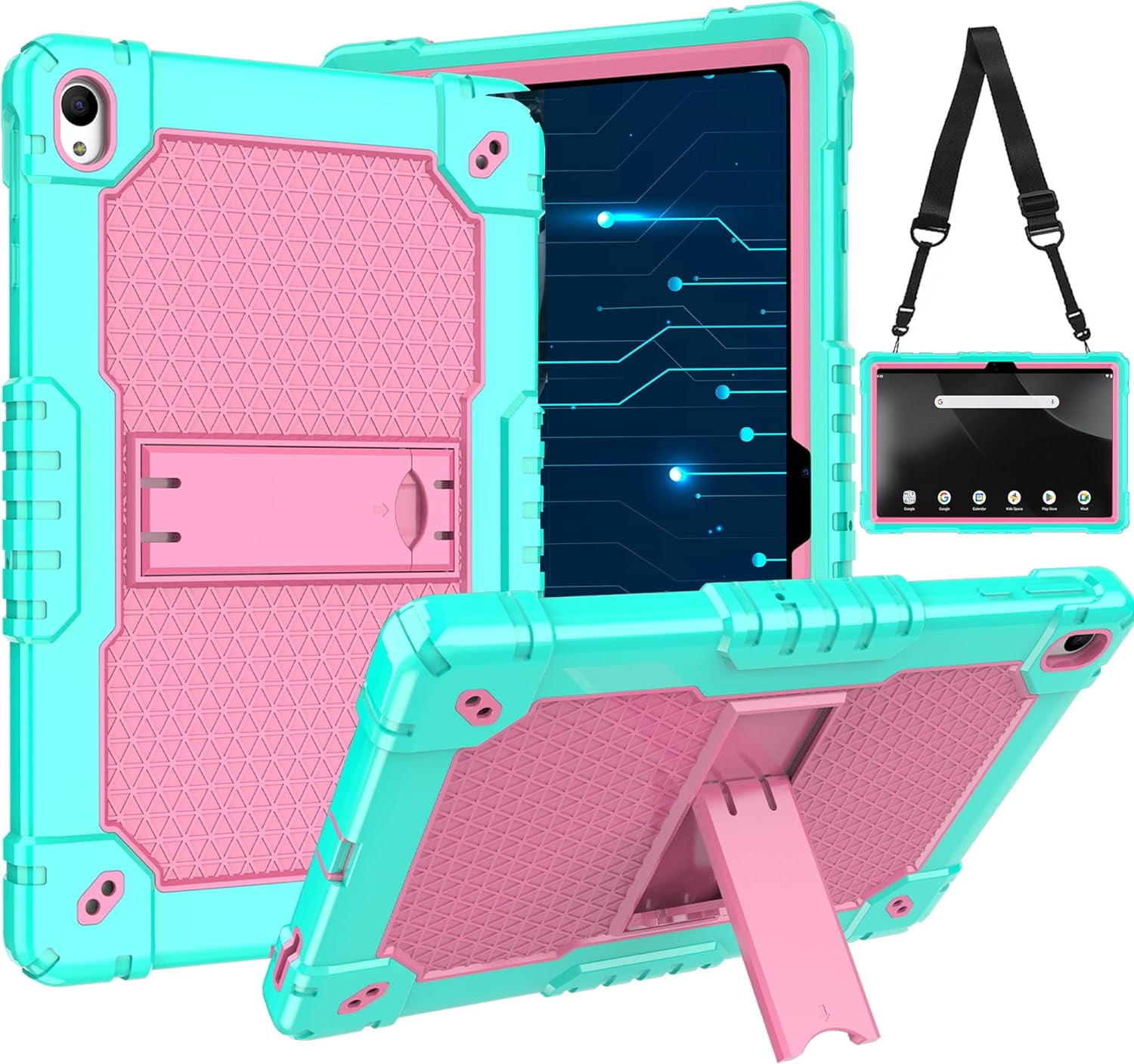 SOATUTO for Onn 11 Tablet Pro 2024 Rugged Case with Kickstand - Walmart.com