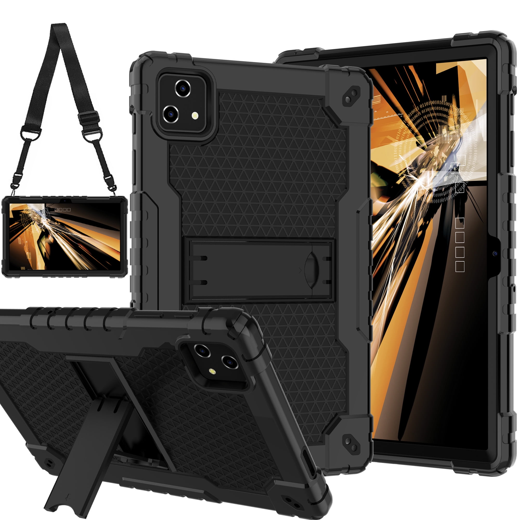 Soatuto Rugged Tablet Case for T-Mobile Revvl Tab 5G 2023, Kickstand ...
