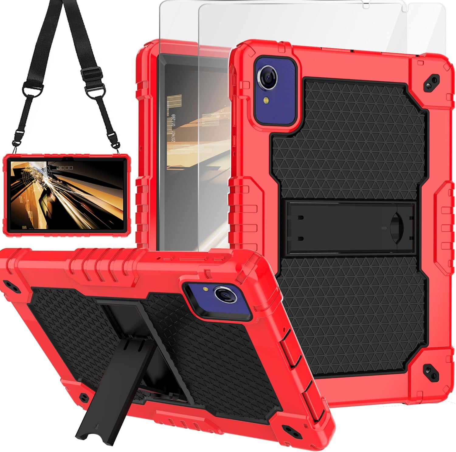 SOATUTO for Vortex T10M /Vortex T10 Tablet Case Hybrid ShockProof Kids ...