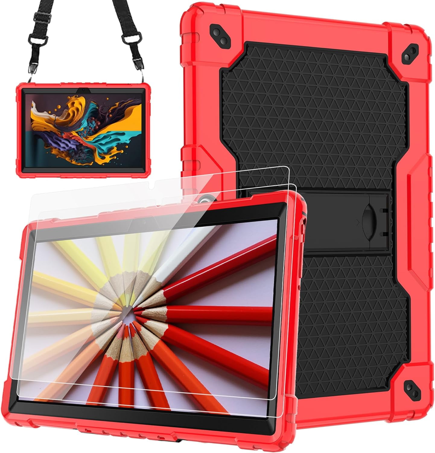 SOATUTO case for Dragon Touch Notepad K10, MAX10 Plus Case, Built in ...