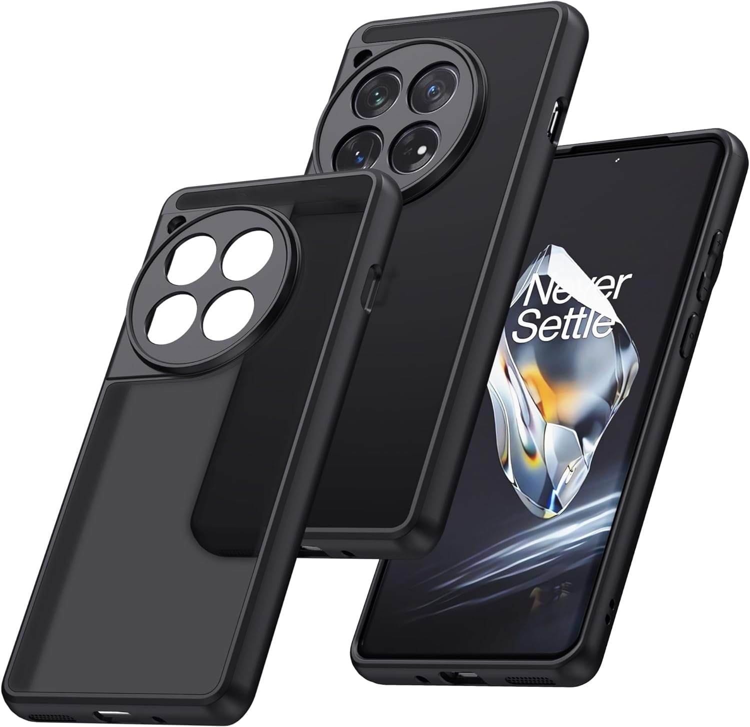 SOATUTO for OnePlus 12 12R Case, Thin Silicone Phone Cover Clear Non ...