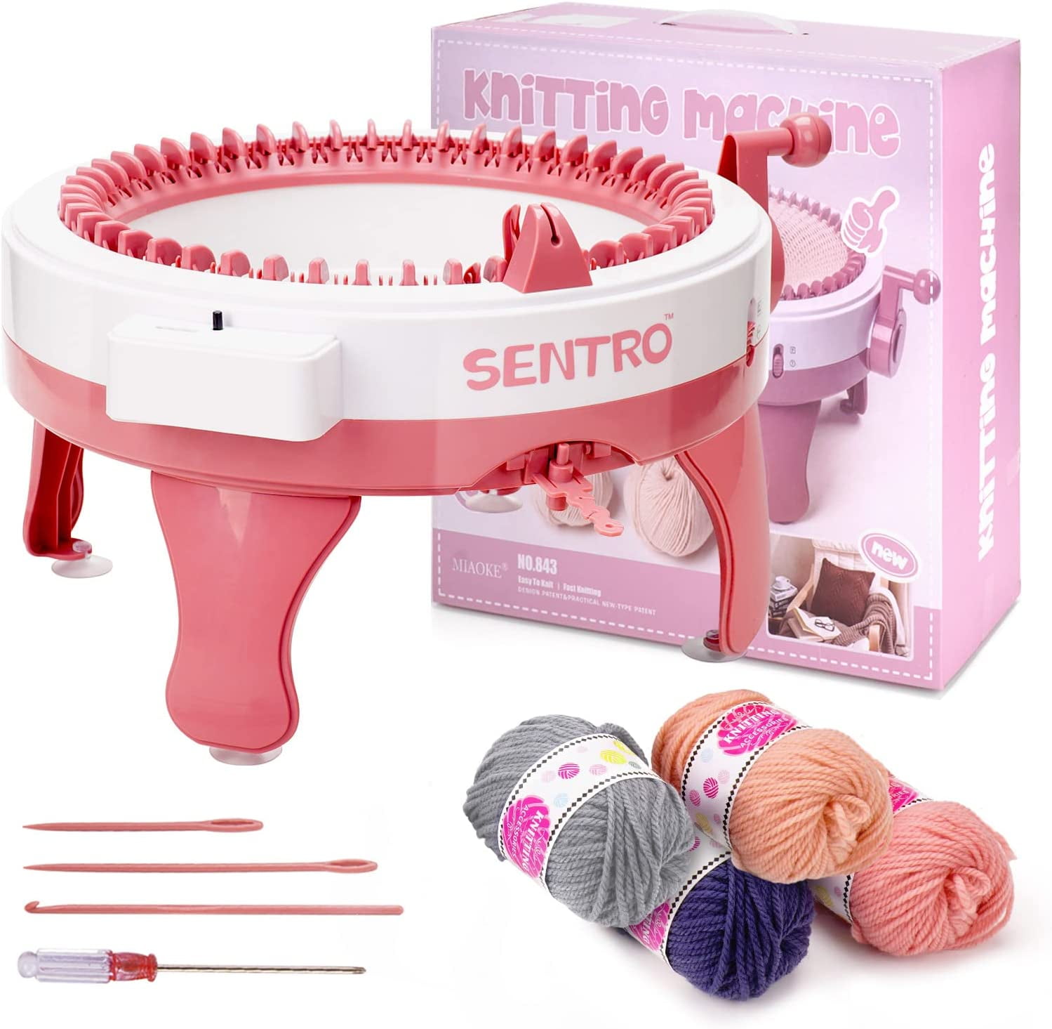 SOBOANT SENTRO Knitting Machine, 48 Needle Knitting Machine,DIY ...