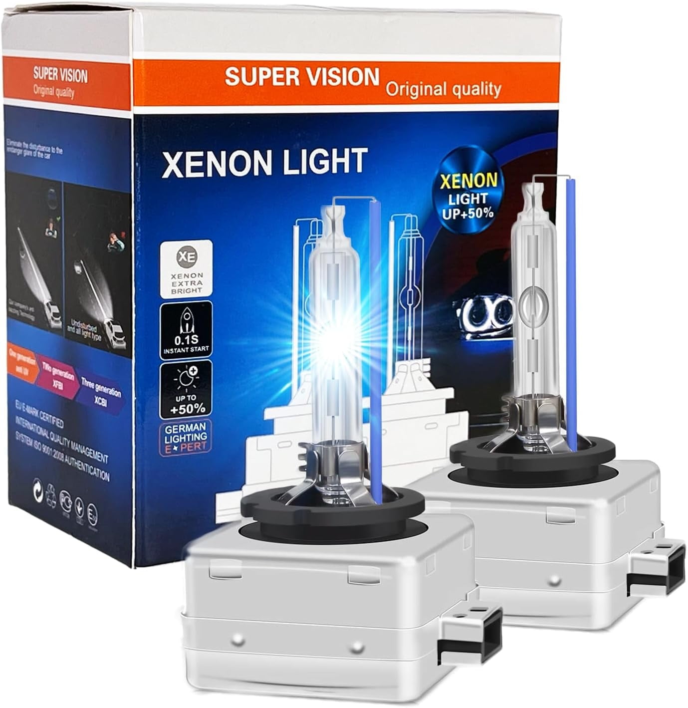 SOCAL-LED 2x D1S HID Car Light Bulbs 35W AC OEM Xenon Automotive ...