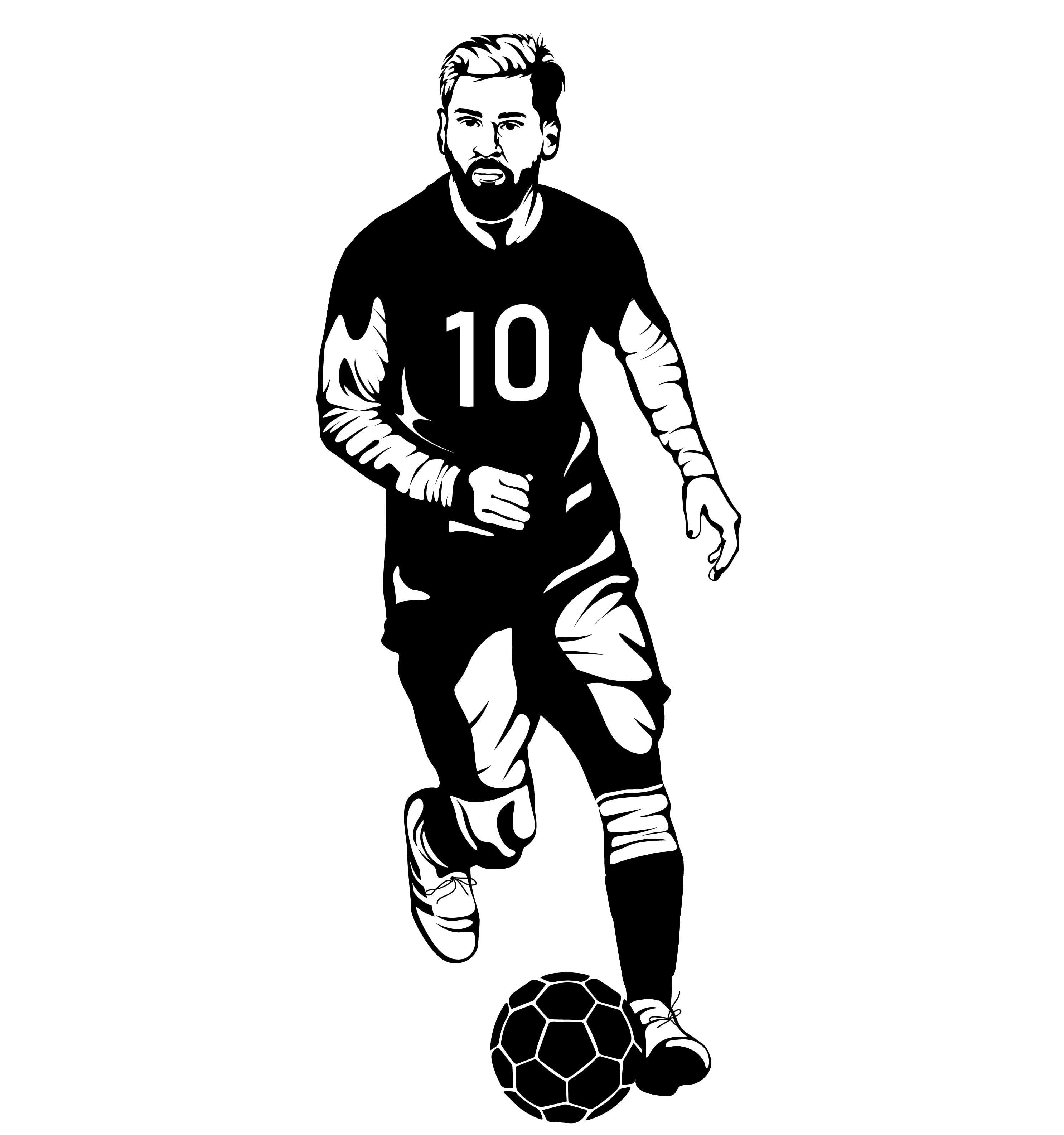 SOCCER - Removable Home Living Room Art Silhouette Decoration Football ...
