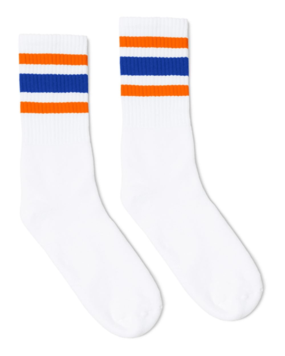 SOCCO USA-Made Striped Crew Socks Size up to L/XL - Walmart.com