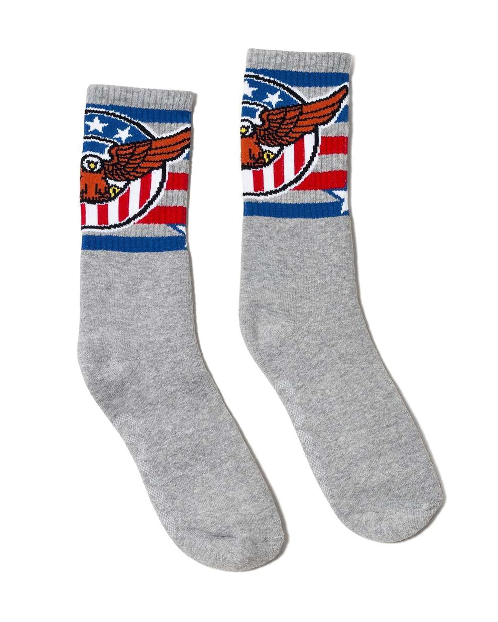 SOCCO USA-Made Striped Crew Socks Size up to L/XL - Walmart.com