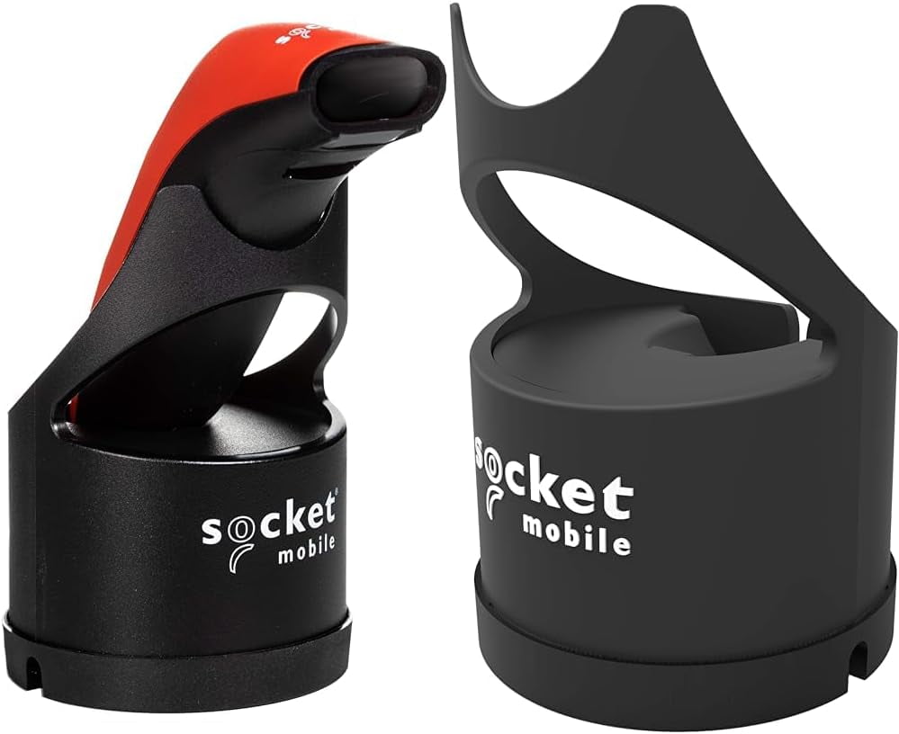 SOCKET Scan S700, 1D Barcode Scanner, Red & Charging Dock (CX3461-1929 ...