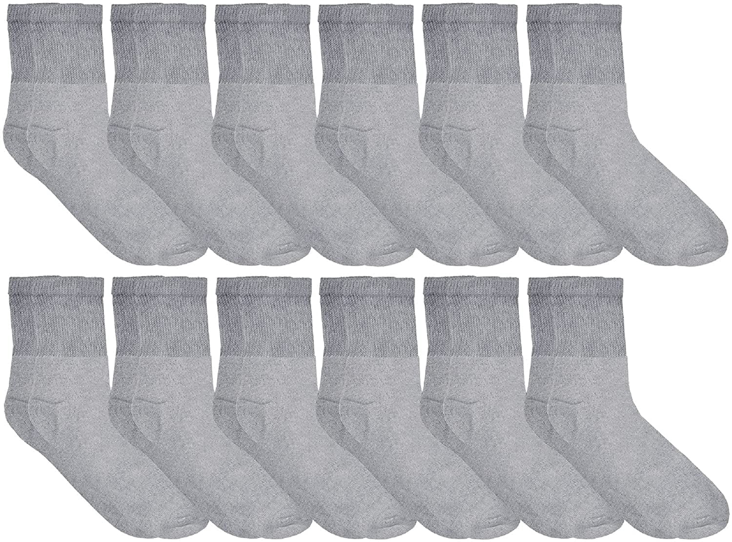 SOCKS'NBULK 12 Pairs Value Pack of Men and Women Diabetic Nephropathy ...