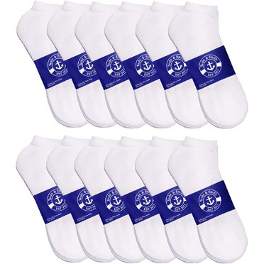 SOCKS'NBULK Mens Cotton No Show Socks, Soft Sports Socks In Bulk, King ...