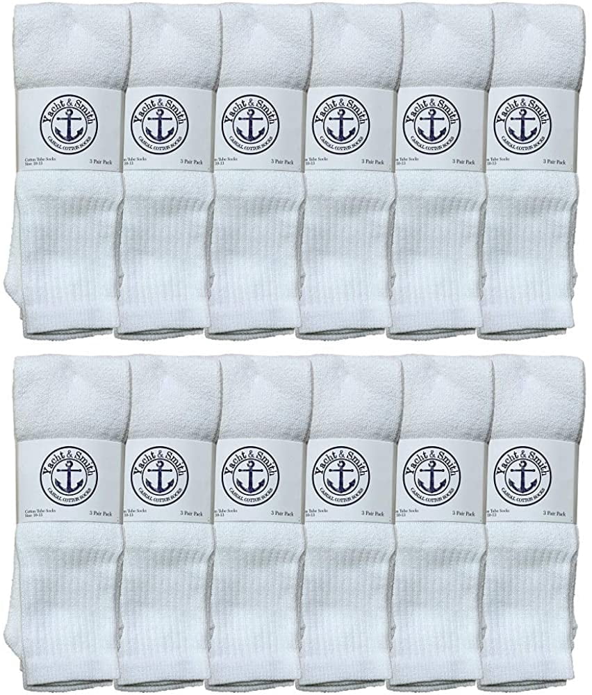 SOCKS'NBULK Wholesale Men's Moisture-Wicking Long Tube Socks, Size 13 ...