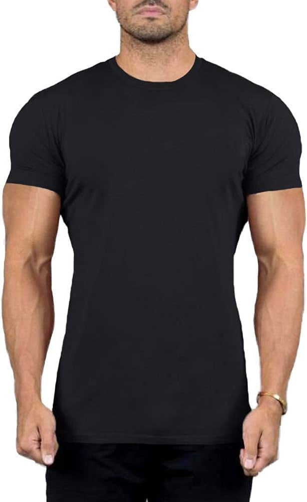 SOCKS'NBULK 36 Pack Mens Cotton Crew Neck Short Sleeve Casual T-Shirts ...