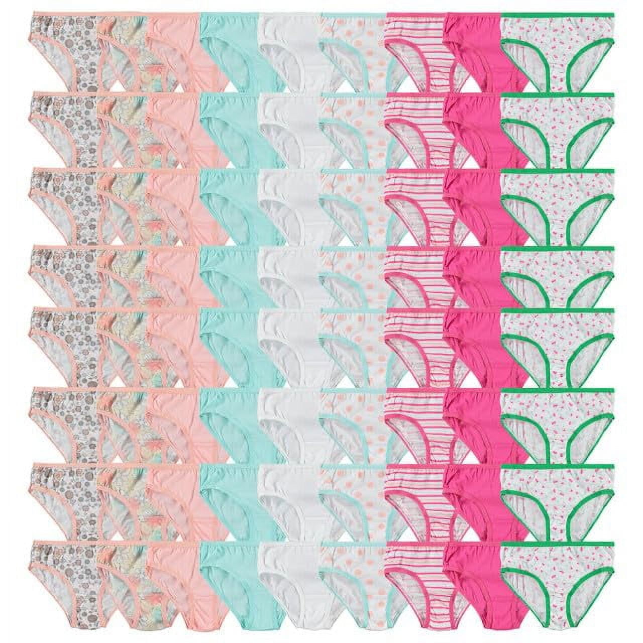 SOCKS'NBULK 72 Pieces Wholesale Bulk Girls Cotton Colorful Panties ...