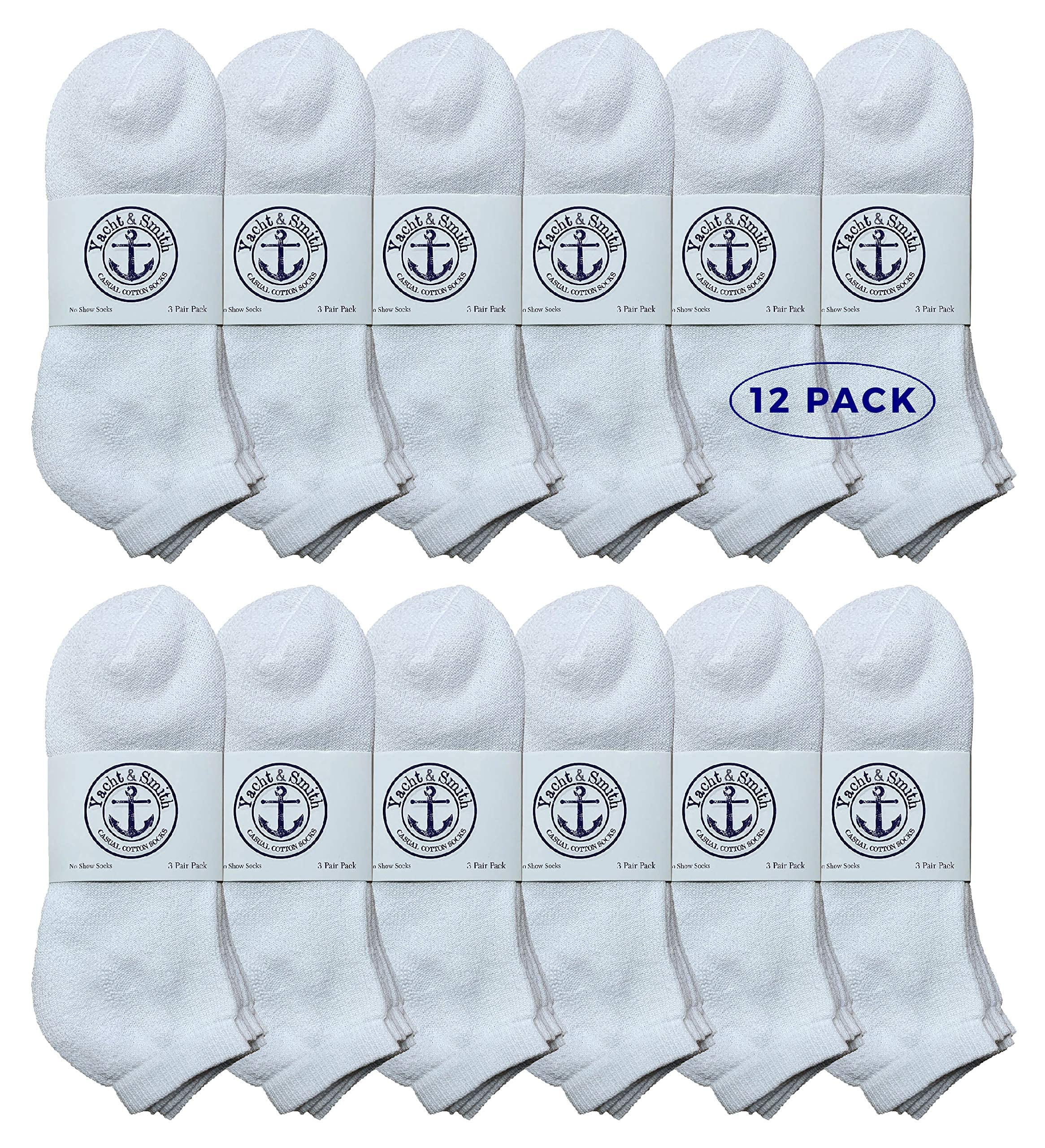 SOCKS'NBULK Mens Wholesale Bulk No Show Ankle Socks, Big And Tall ...