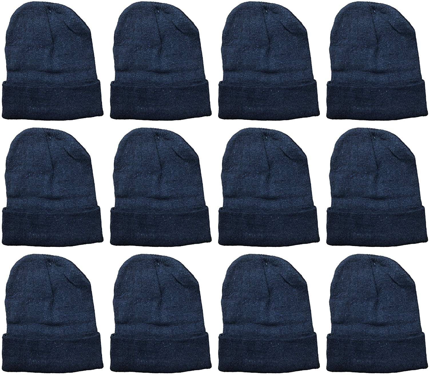 SOCKS'NBULK Unisex Beanies Warm Winter Stocking Hats in Assorted Colors ...