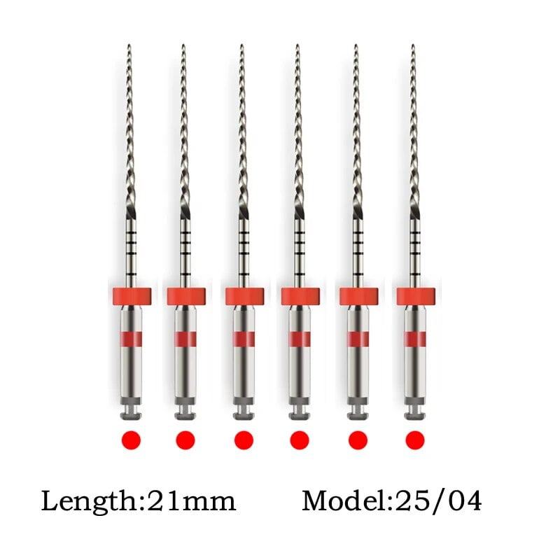 SOCO PLUS 6Pcs/Box Activated Root Canal File Dentist Tools Root Canal ...