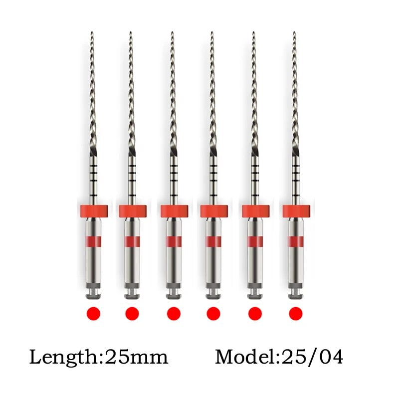 SOCO PLUS 6Pcs/Box Activated Root Canal File Dentist Tools Root Canal ...