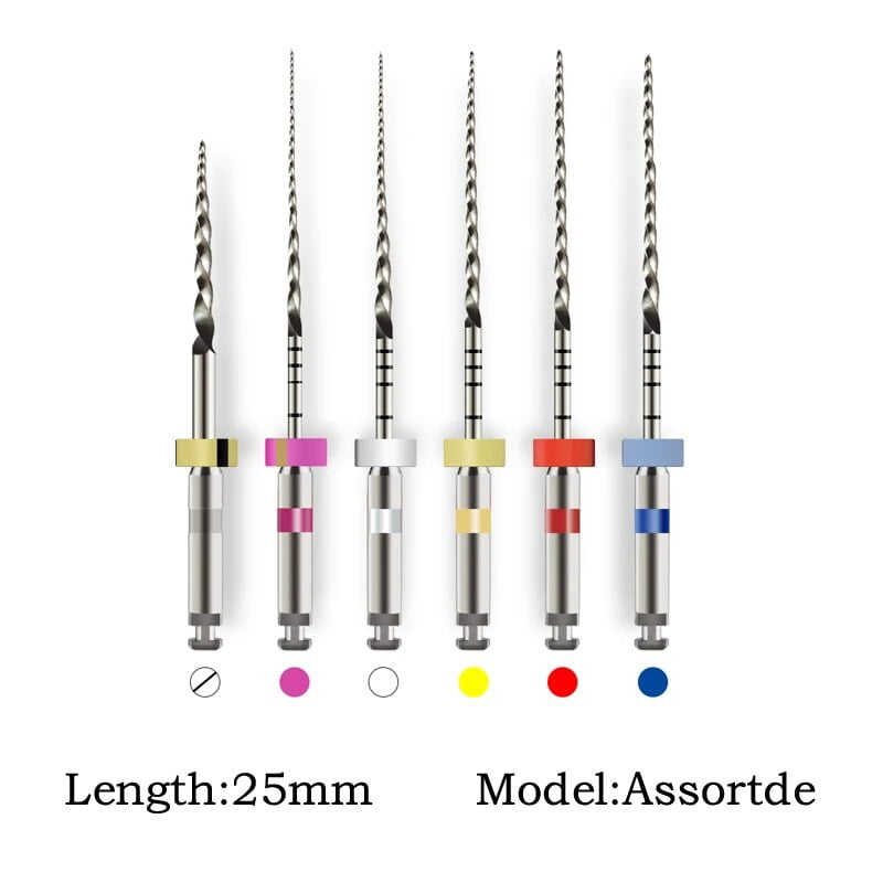 SOCO PLUS 6Pcs/Box Activated Root Canal File Dentist Tools Root Canal ...
