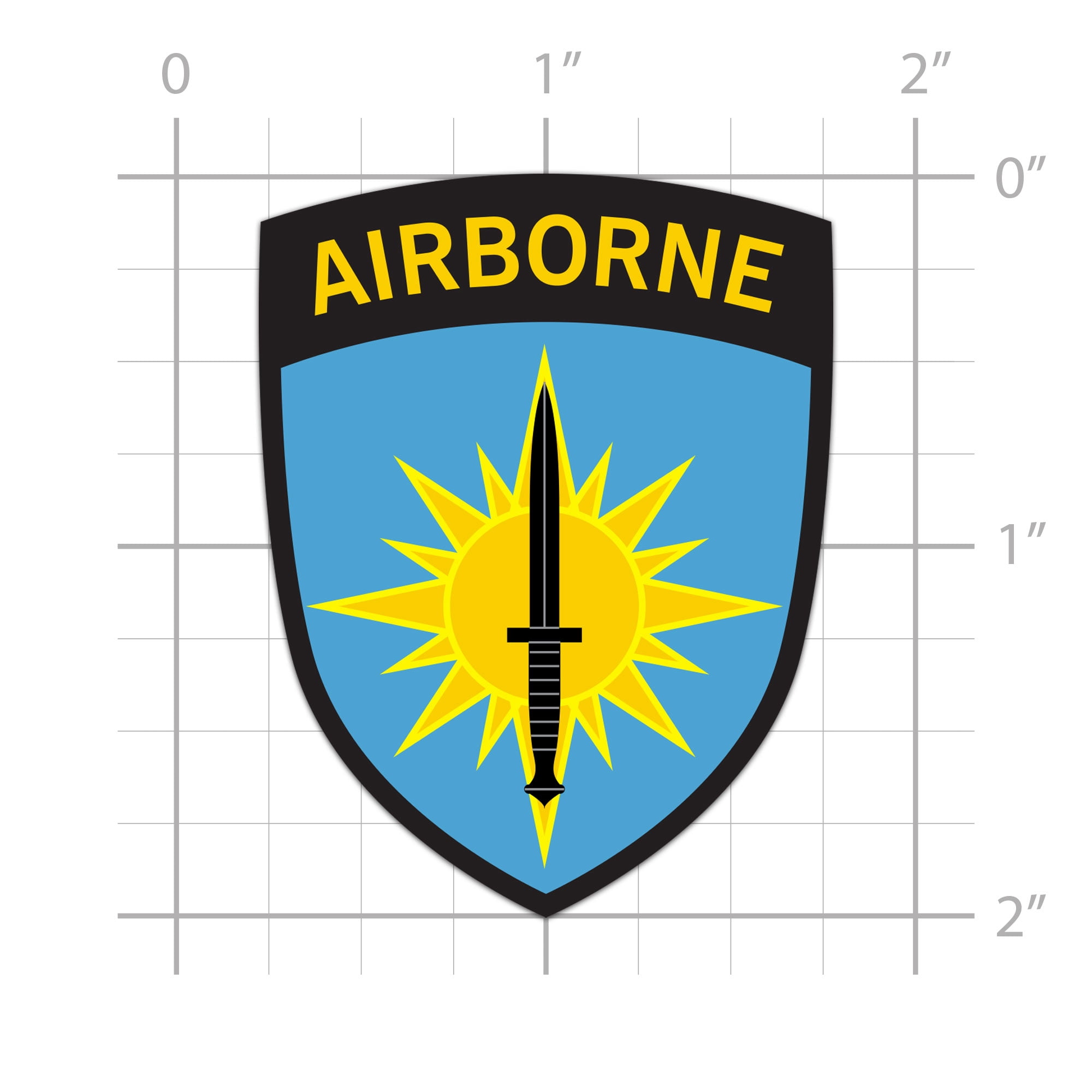 SOCPAC Sleeve Insignia Sticker for water bottle phone tumbler hard ...