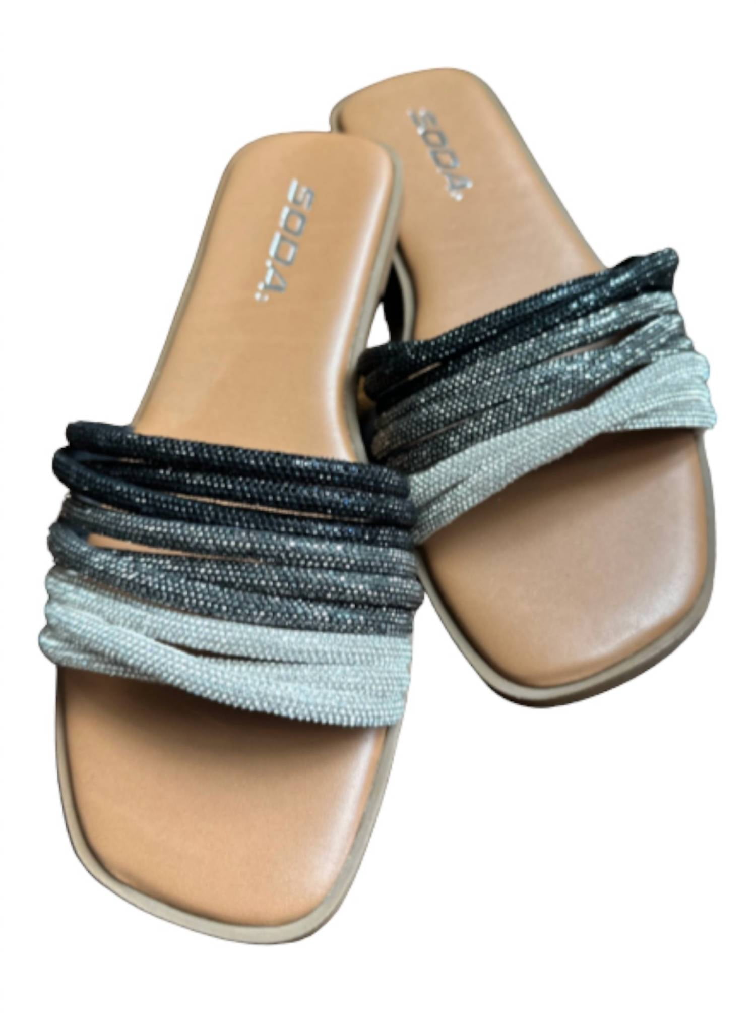 Soda Little Bit Of Spice Slides Sandal - Walmart.com