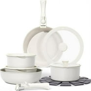 Camco Stainless Steel Nesting Cookware Set- Non Stick Pans and Pots ...