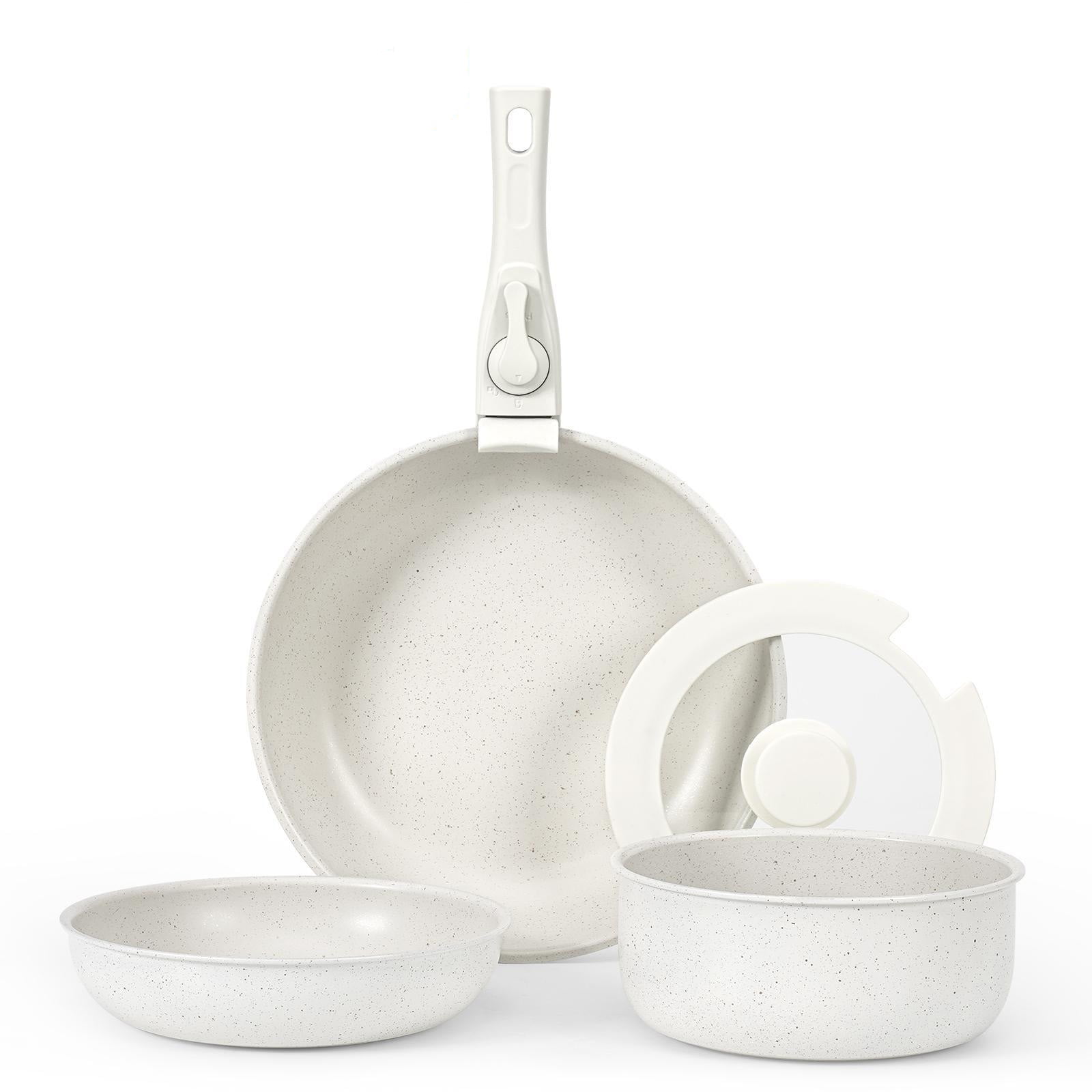 SODAY 5 Pcs Non-Stick Pot and Pan Sets, Kitchen Cookware Set ...