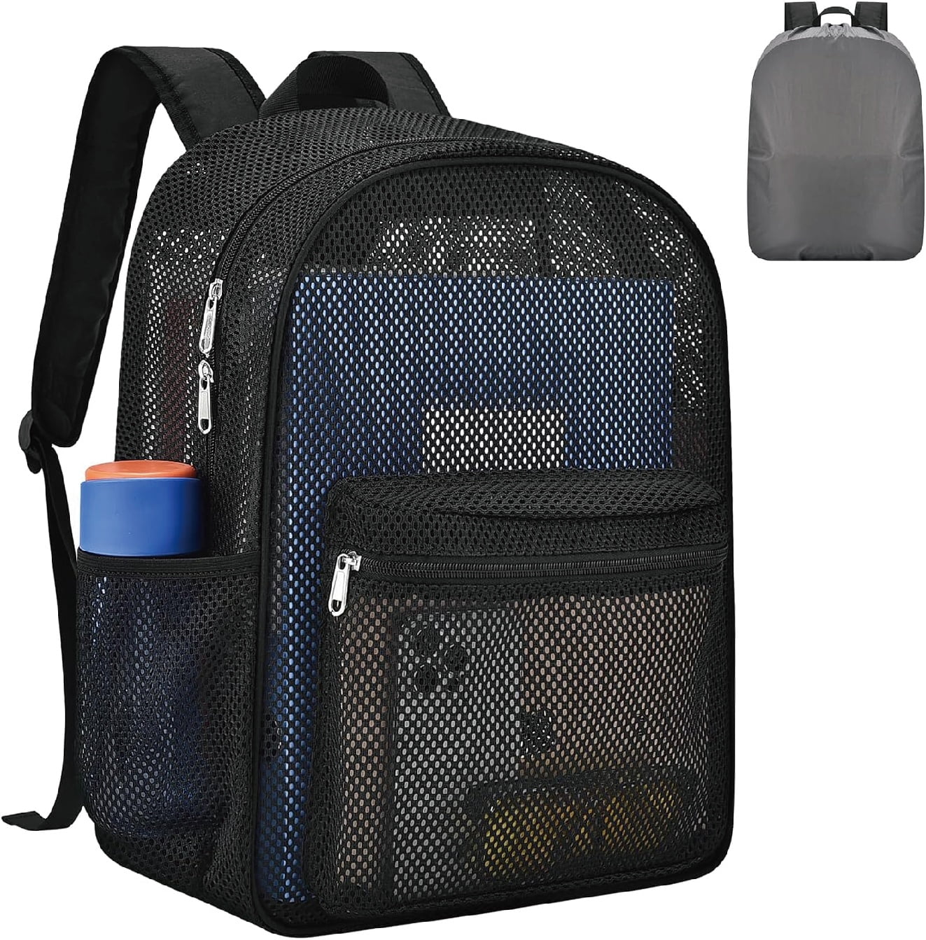 SODNFL Backpacks,Duty Semi-Transparent Mesh Backpack，See Through ...