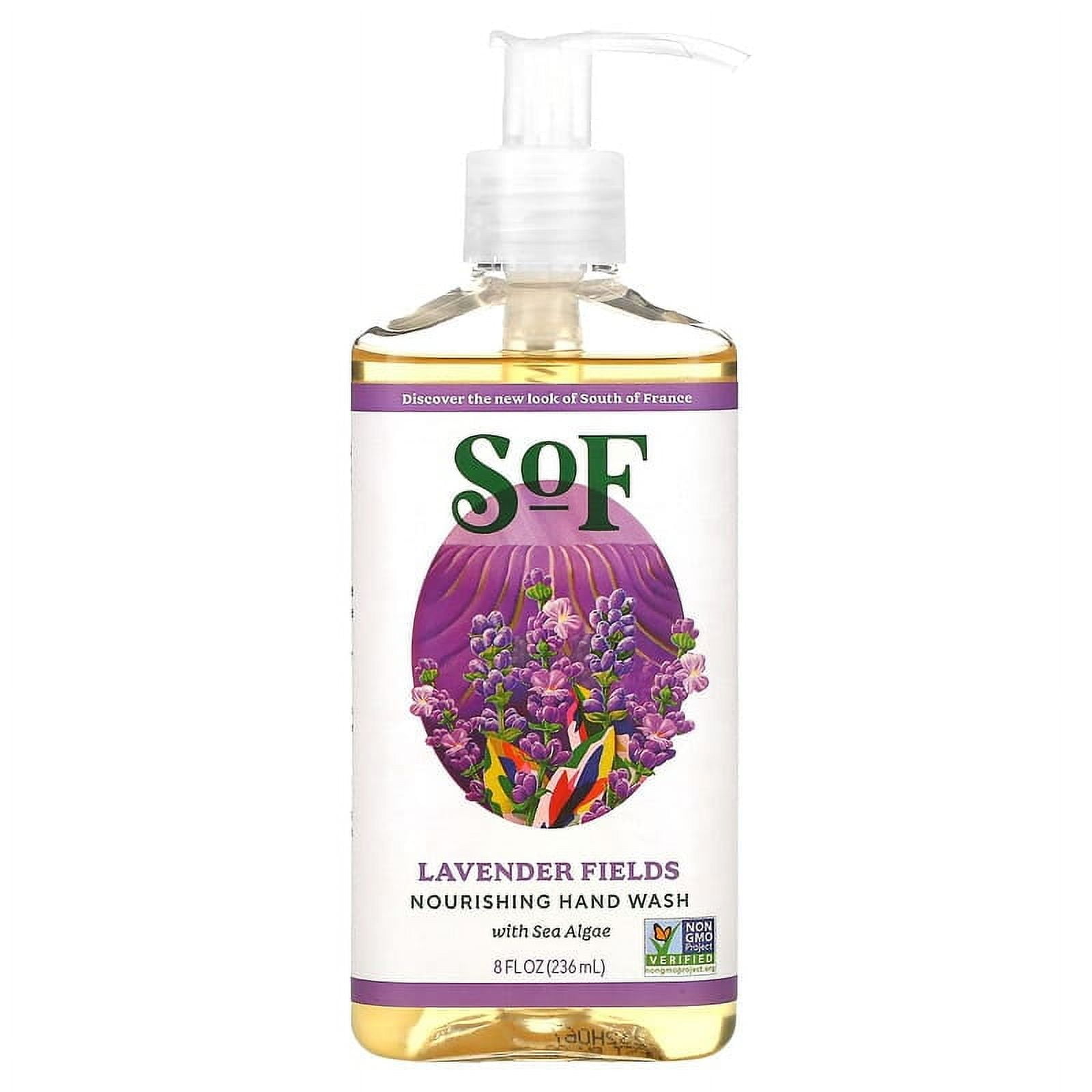 SOF Nourishing Liquid Hand Wash Lavender Fields 8 fl oz Pack of 3 ...
