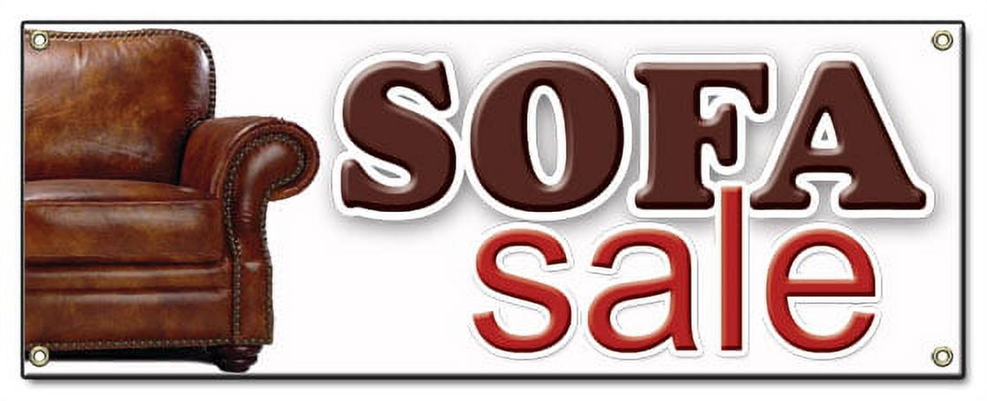 SOFA SALE BANNER SIGN couch furniture store signs - Walmart.com