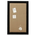 SOFE Black Framed Linen Cork Bulletin Board, Large Pin Boards for Walls ...