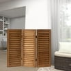 vidaXL Room Divider Freestanding Privacy Screen for Bedroom Solid Wood ...