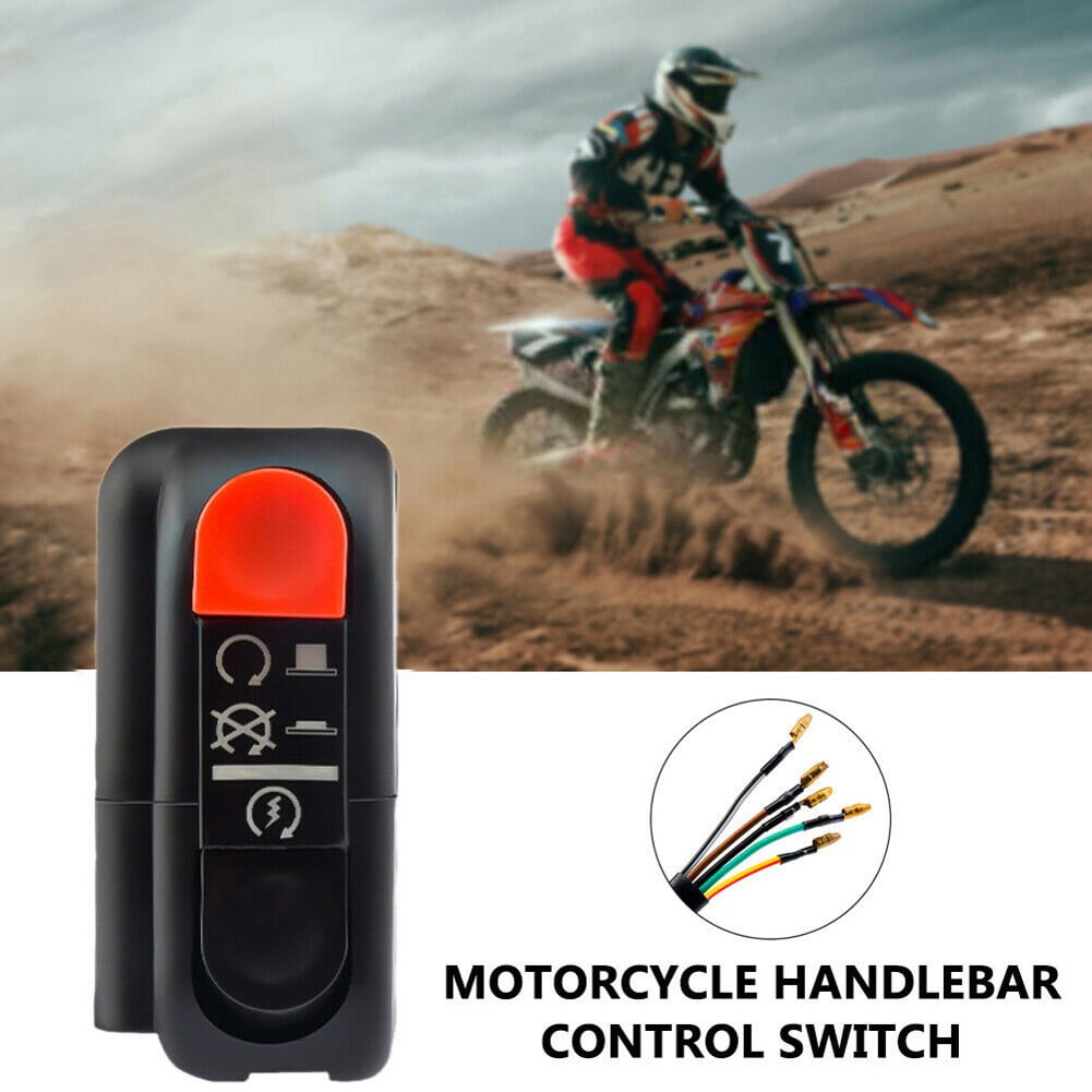 SOFEIYA 12V Motorcycle Power on-off Switch Right Handle Switch 22mm ...