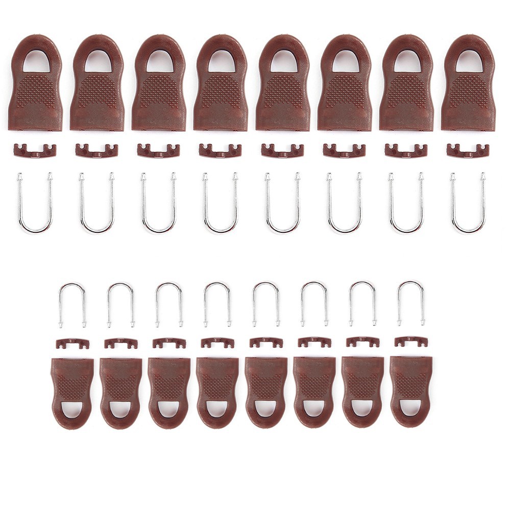 SOFEIYA 16pcs Instant Zipper Universal Instant Fix Zipper Repair Kit ...