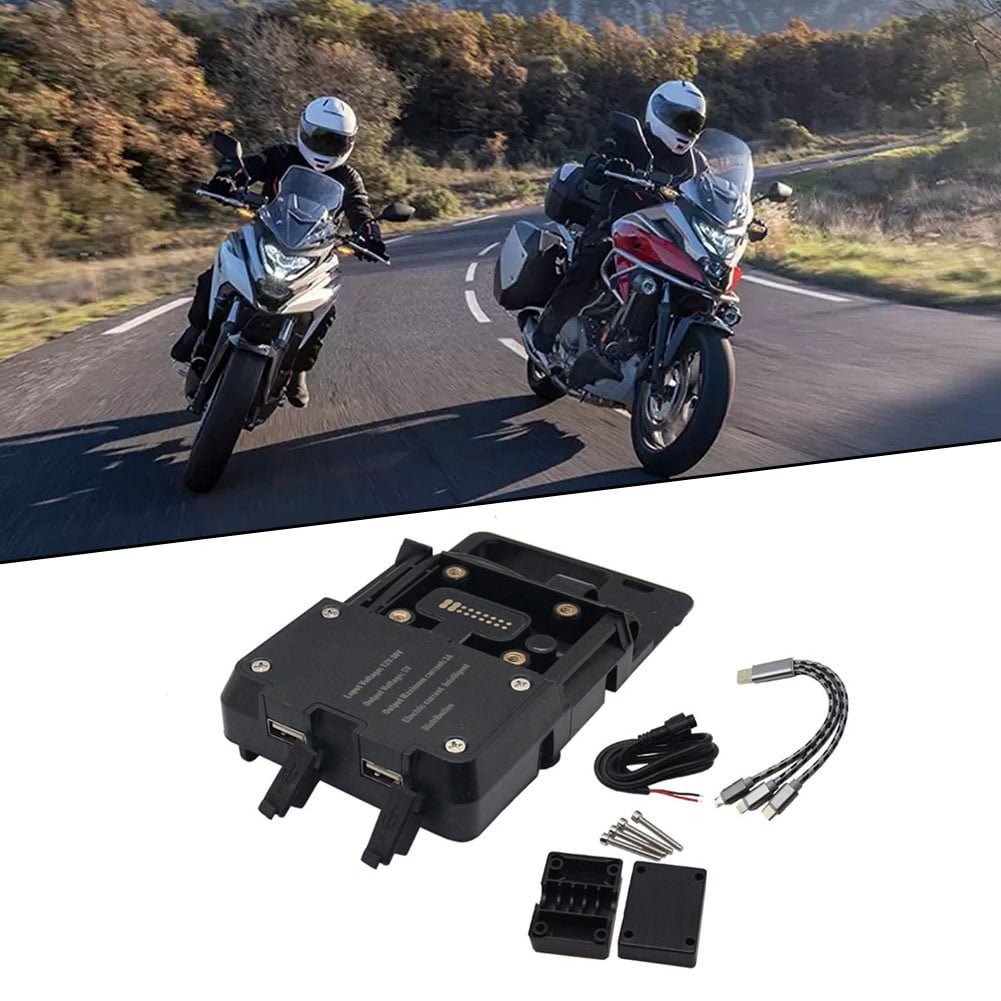 SOFEIYA 1pcs Wireless Motorcycle Mobile Phone Holder Charger GPS Mount ...