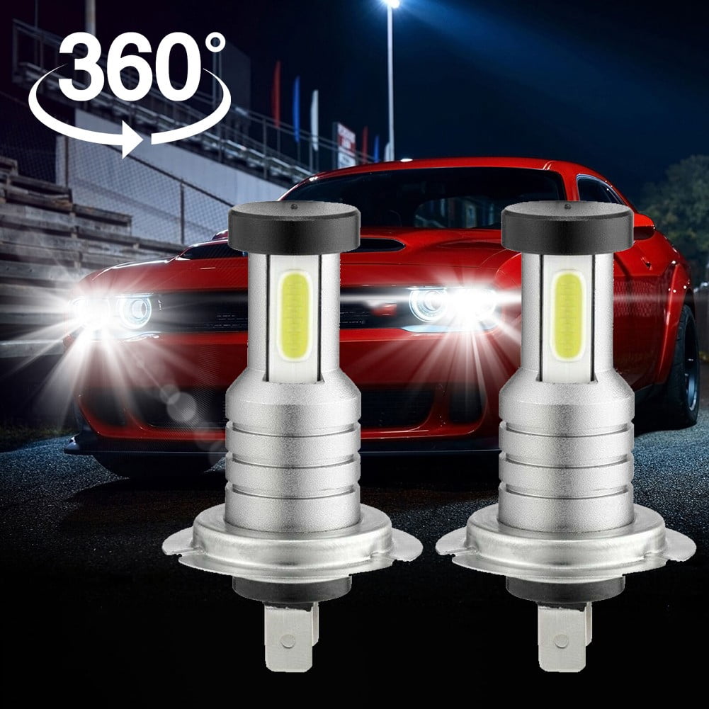 SOFEIYA 2x 180W H7 LED Car Headlight Conversion Globes Bulbs Beam Lamp ...